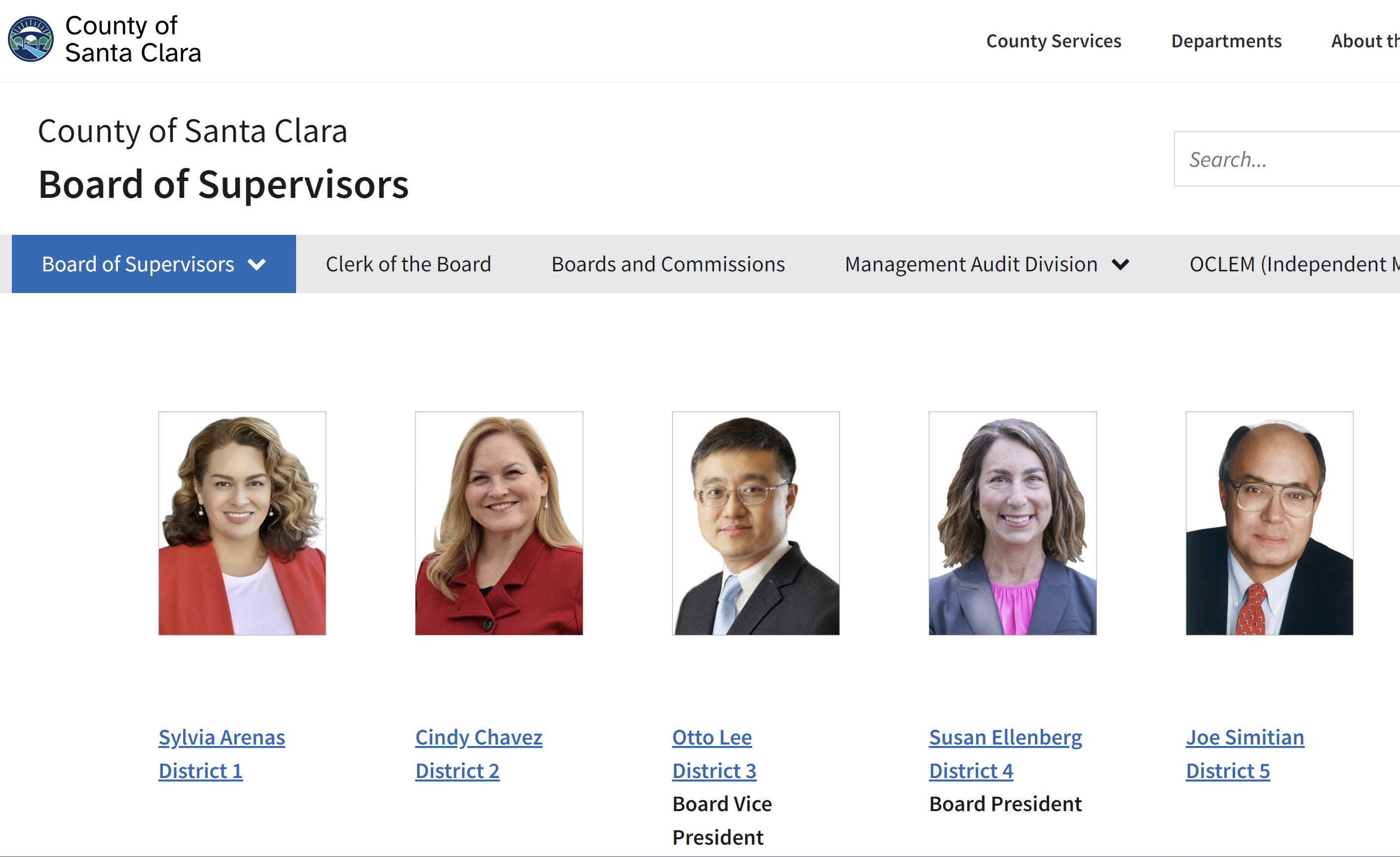 Is there an honest member of the Santa Clara County Board of Supervisors?