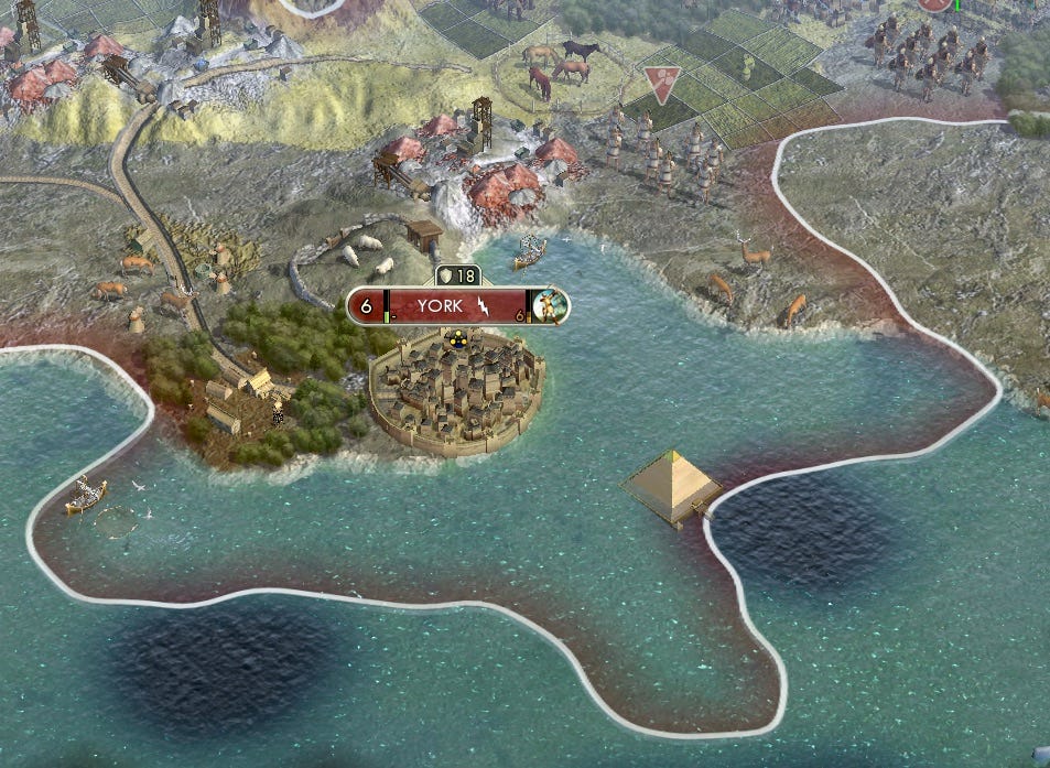 The Great Pyramids of York: A quirk of Civilization V