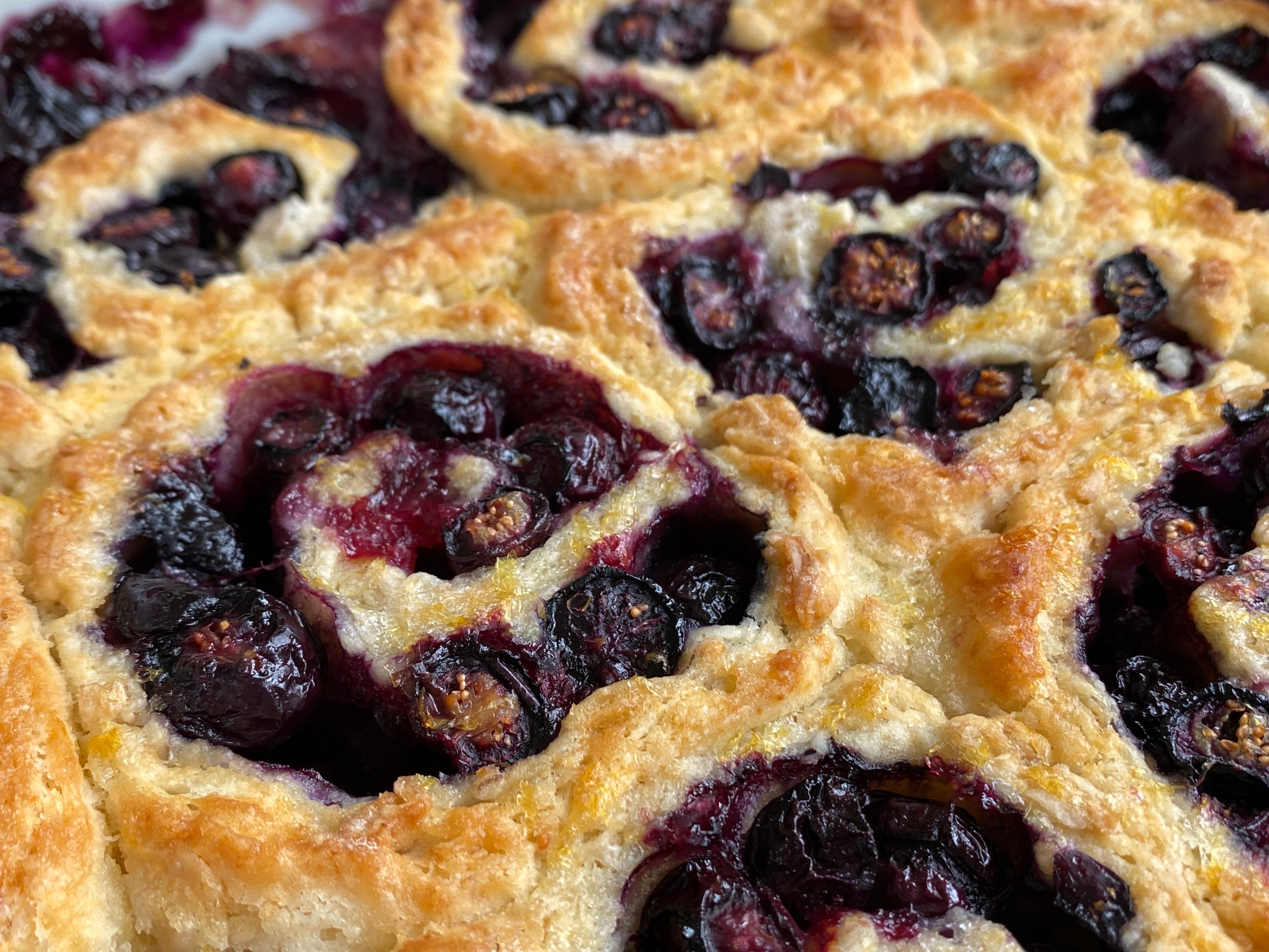 My new favorite dessert: Blueberry Roly-Poly