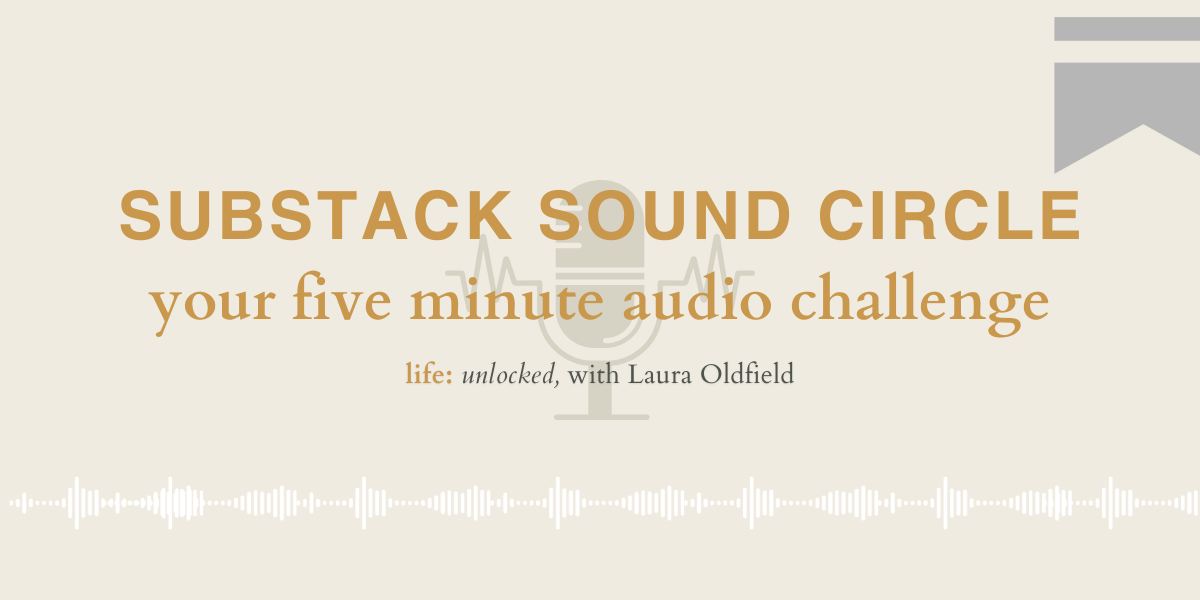 Movement #1 of the 👂🎙️Substack Sound Circle CONSORT: TRANSITIONS