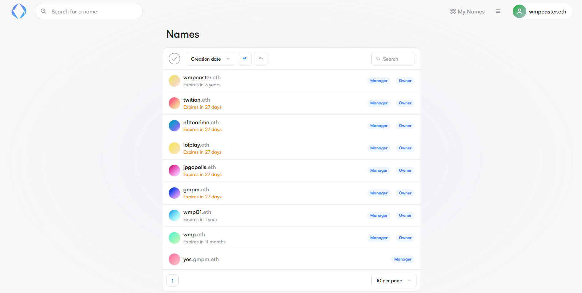 The New ENS Manager App - by William M. Peaster