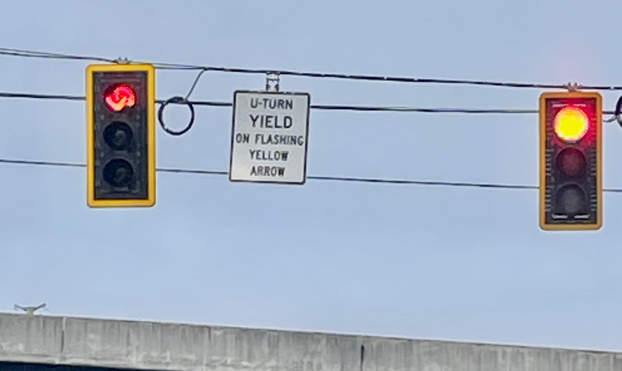 A Very Unusual Traffic Light, and Some Additional Roadway Oddities