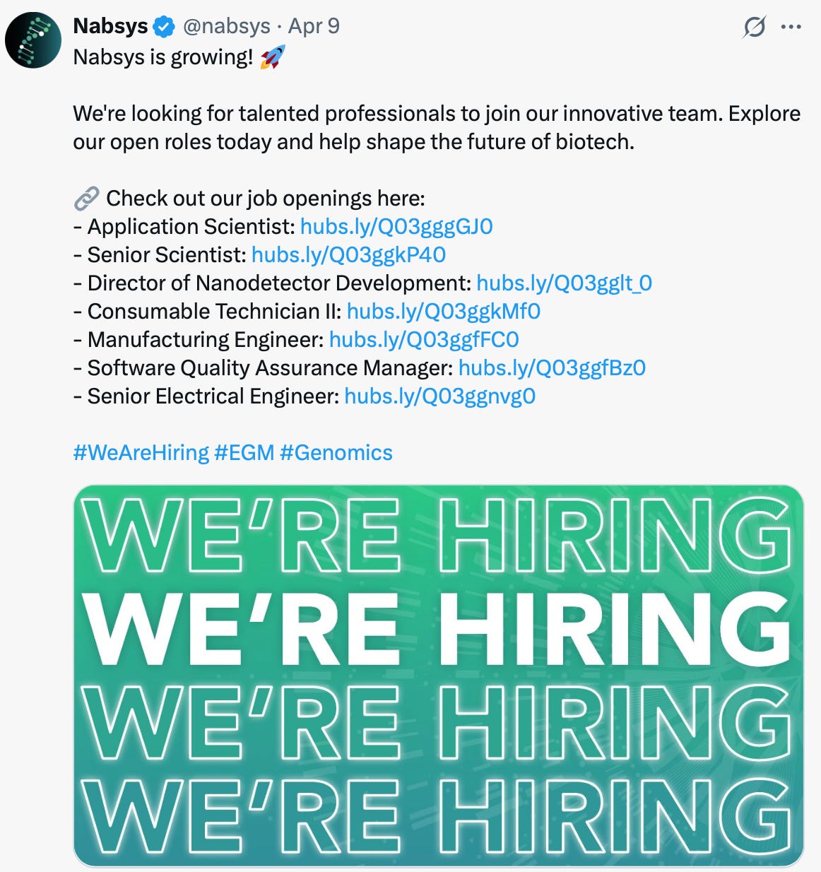 Trying To Understand NabSys... - by Nava Whiteford