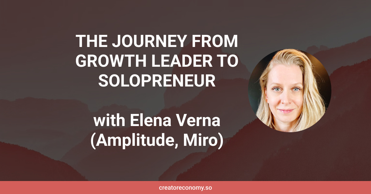Elena Verna (Head of Growth, Amplitude): The Journey From Growth Leader ...