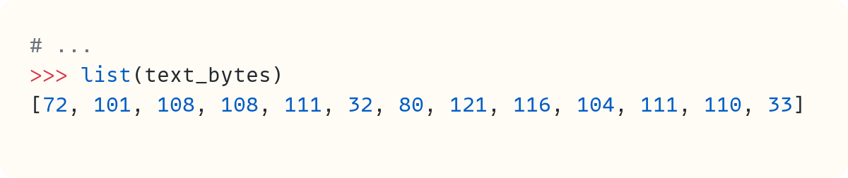`bytes` The Lesser Known Python Built In Sequence • And Understanding Utf 8 Encoding