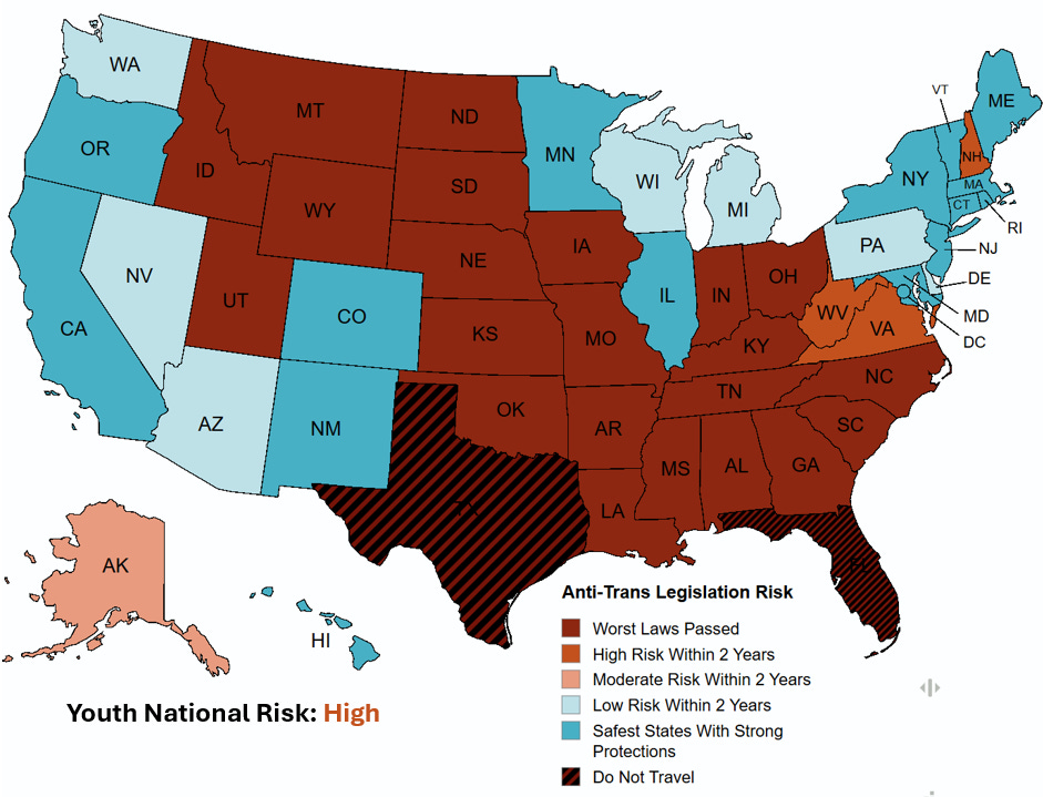 Final Pre-Election 2024 Anti-Trans Risk Assessment Map