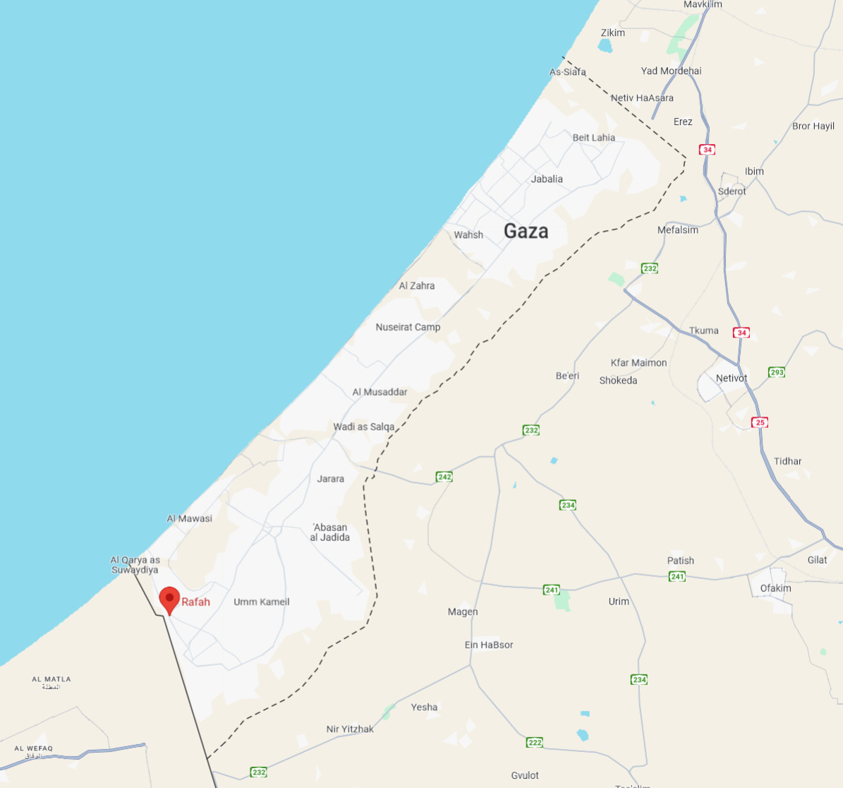 IDF Drops Leaflets In Rafah Warning To Evacuate Southern Gaza. Egypt ...