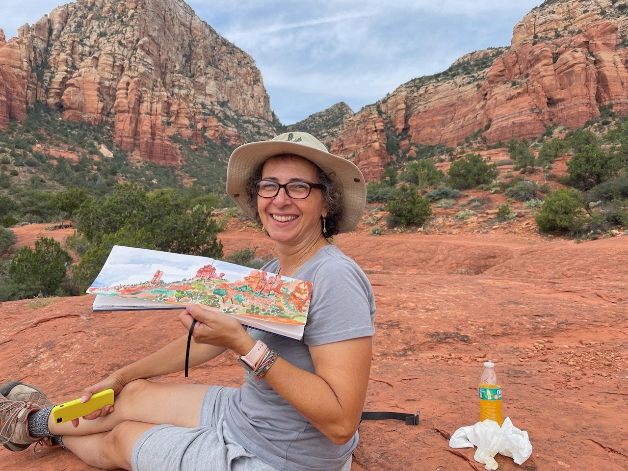 Meet Frieda of NYC Urban Sketchers - by Zoungy Kligge