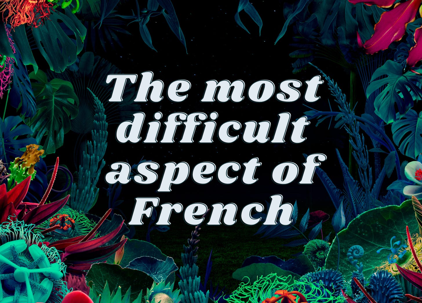 The most difficult aspect of French - French With Frederic
