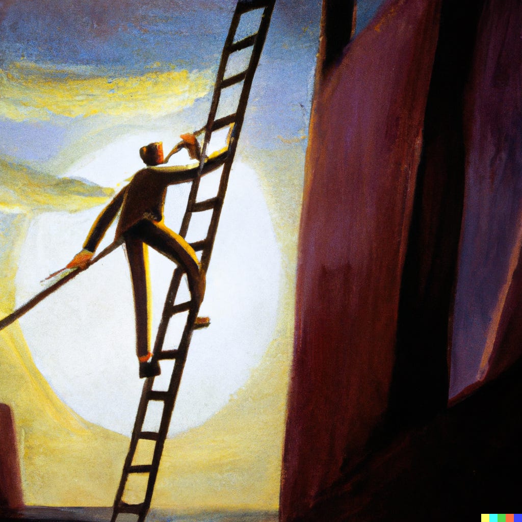 Build Wealth by Climbing Tall Ladders - by Shashi Mudunuri