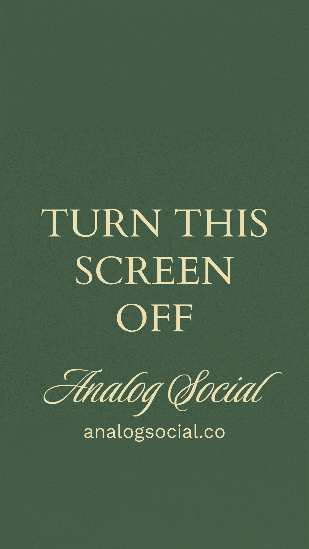 What Makes Analog Social Different? - Analog Social