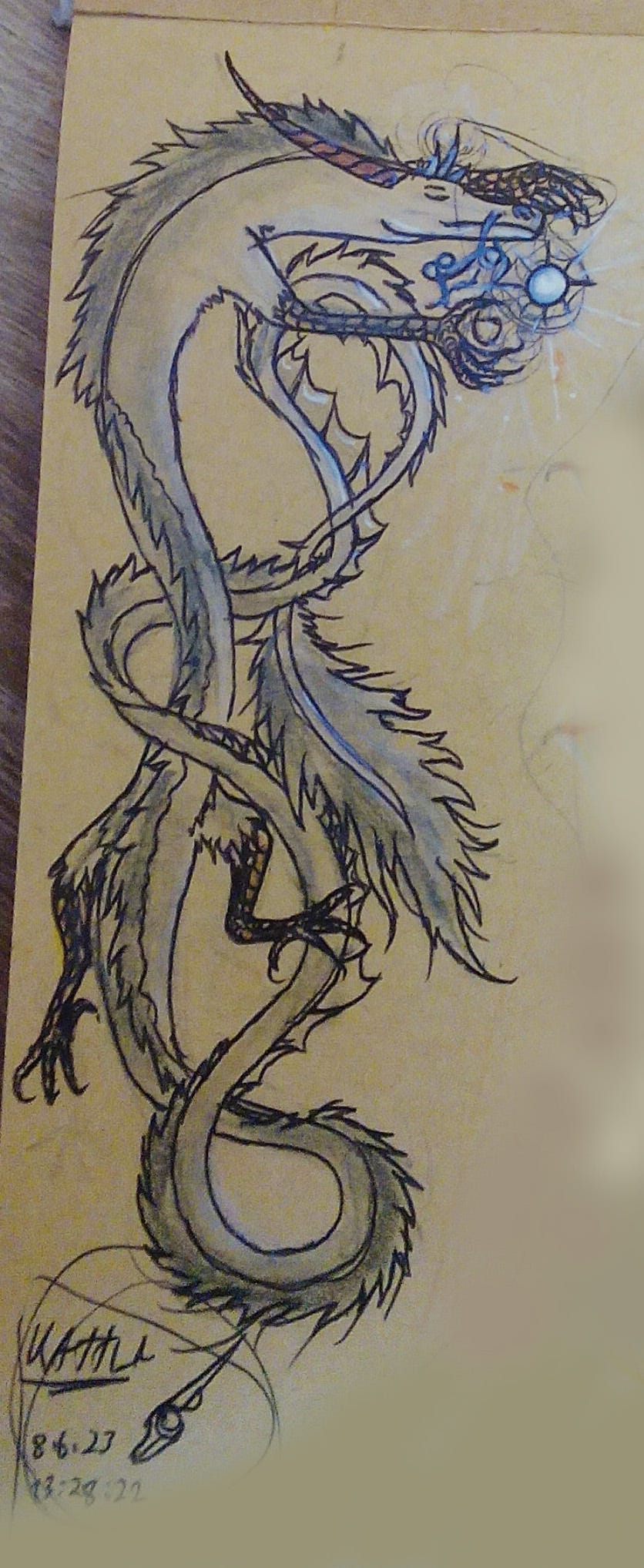 Air lung dragon - Kattla’s Art