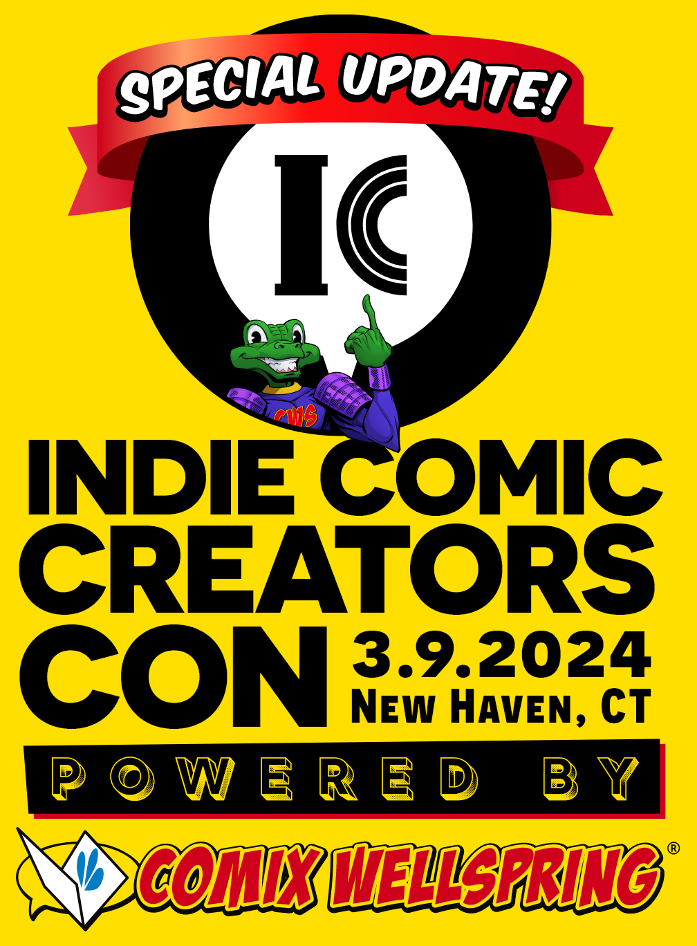 Comix Well Spring Announced as Title Sponsor of Indie Comics Creator Con