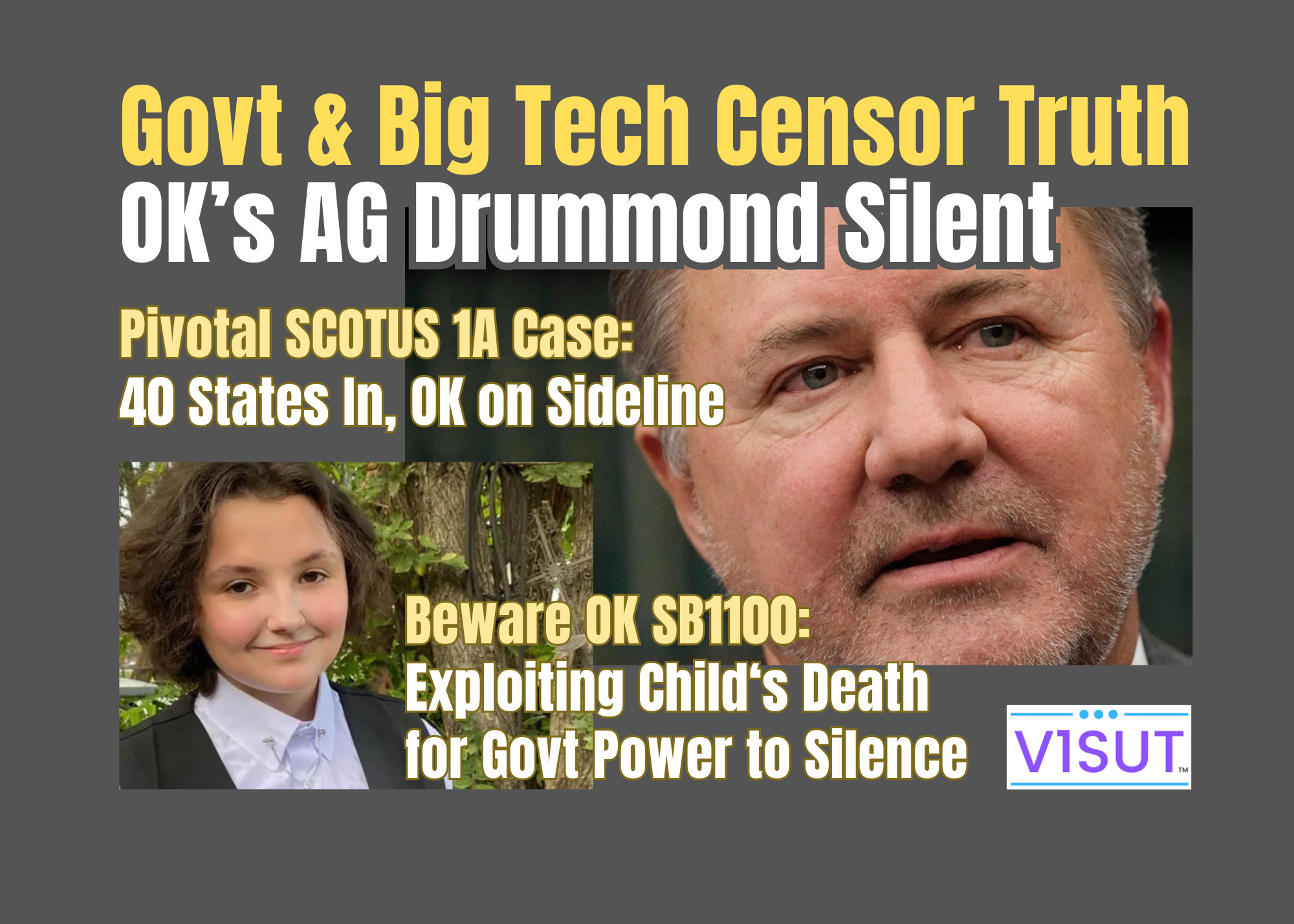 Govt/Big-Tech Censorship Battle Rages: OK's AG Drummond Silent on ...