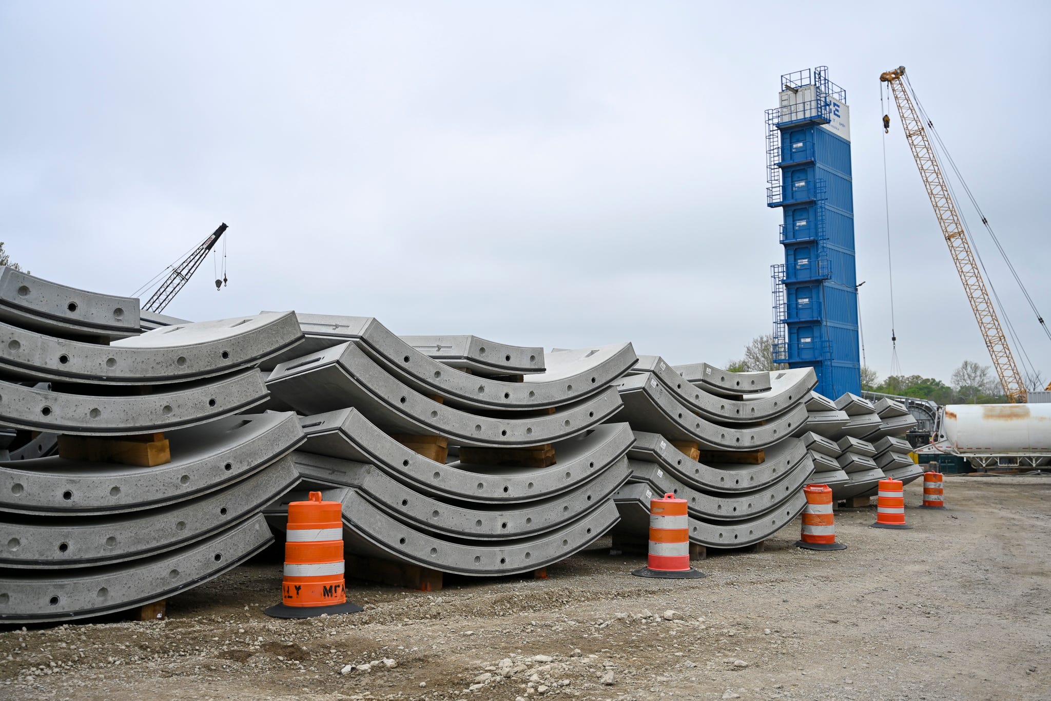 We're building a tunnel for tens of millions of gallons of sewage. Here ...