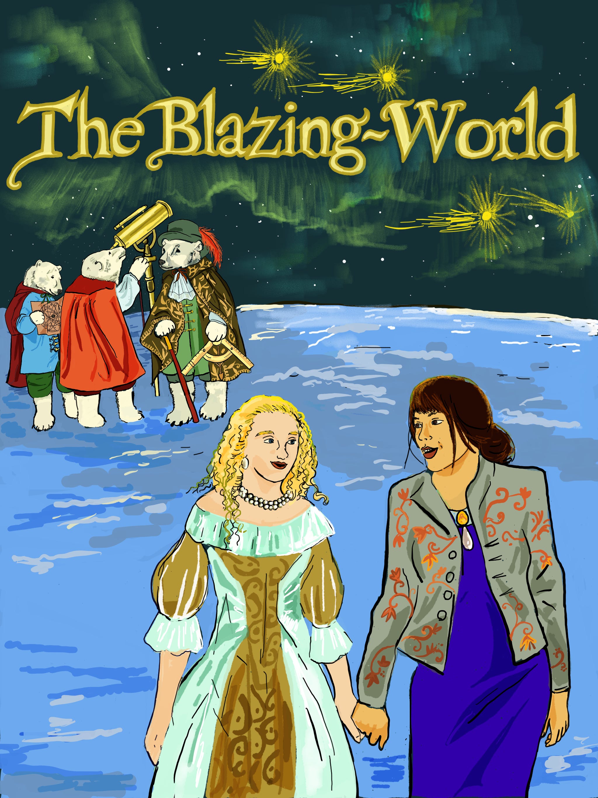 Illustrated edition of Margaret Cavendish, the Blazing-world, 1666