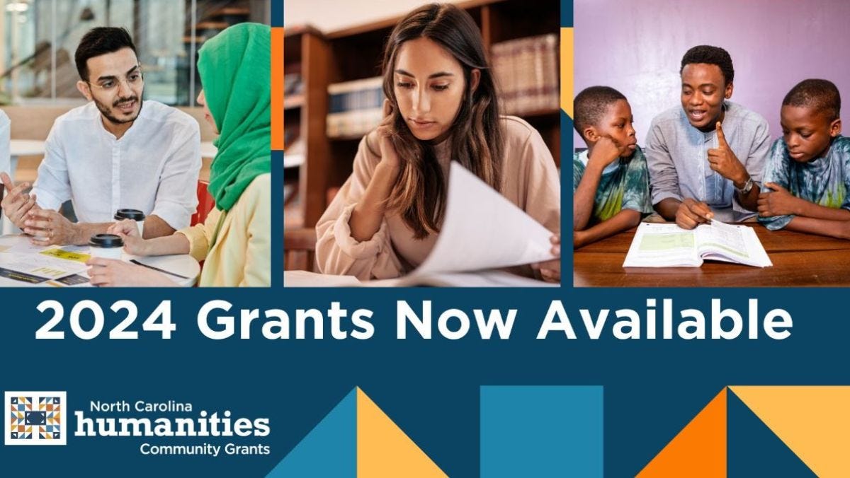 NC Humanities Announces 2024 Grant Program