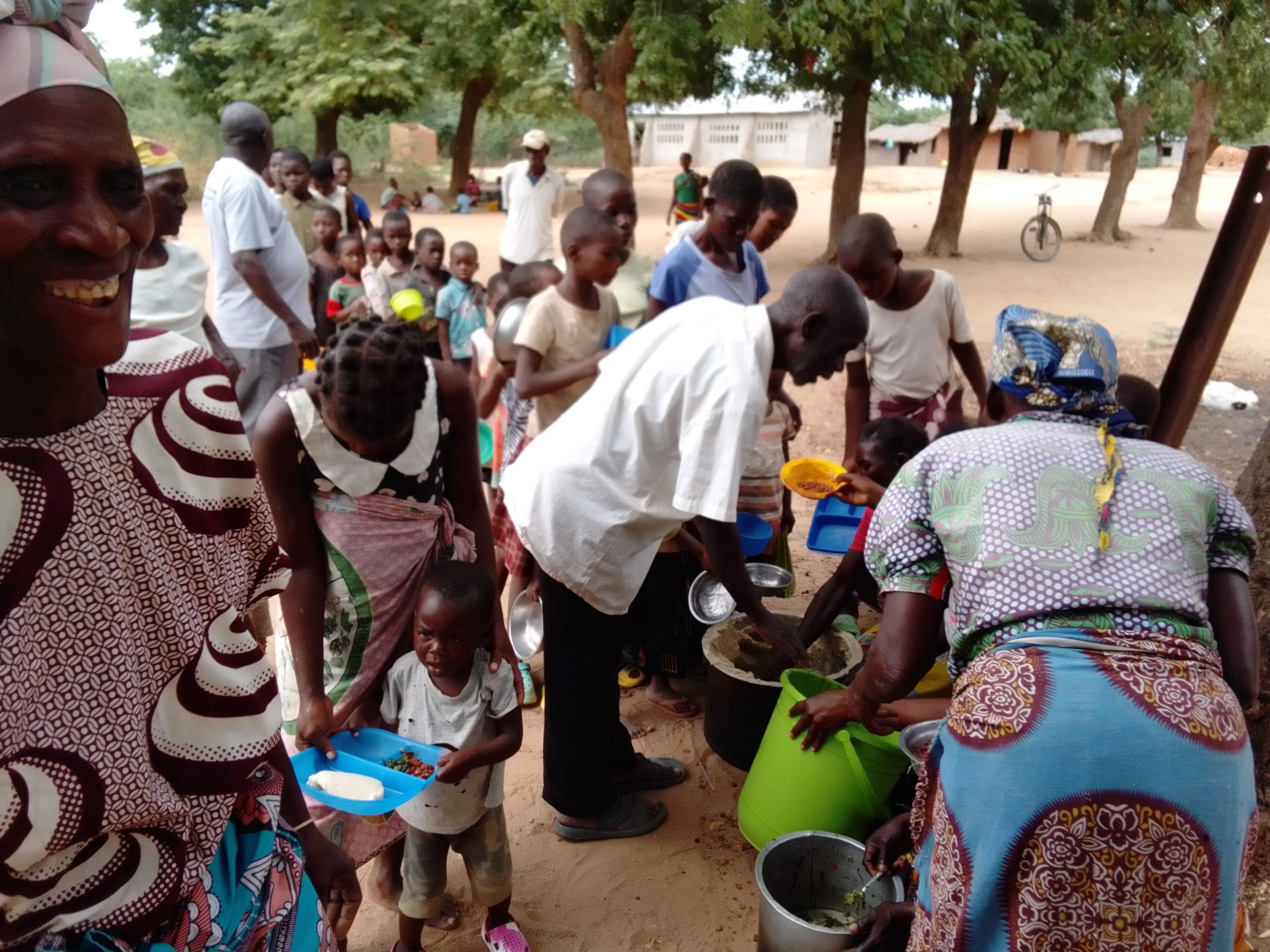 Charity feeds hungry children, elders in drought-stricken Malawi district