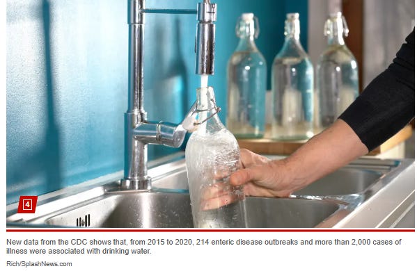Deadly bacterial infections spread in tap water; CDC warns — Is It 100% ...