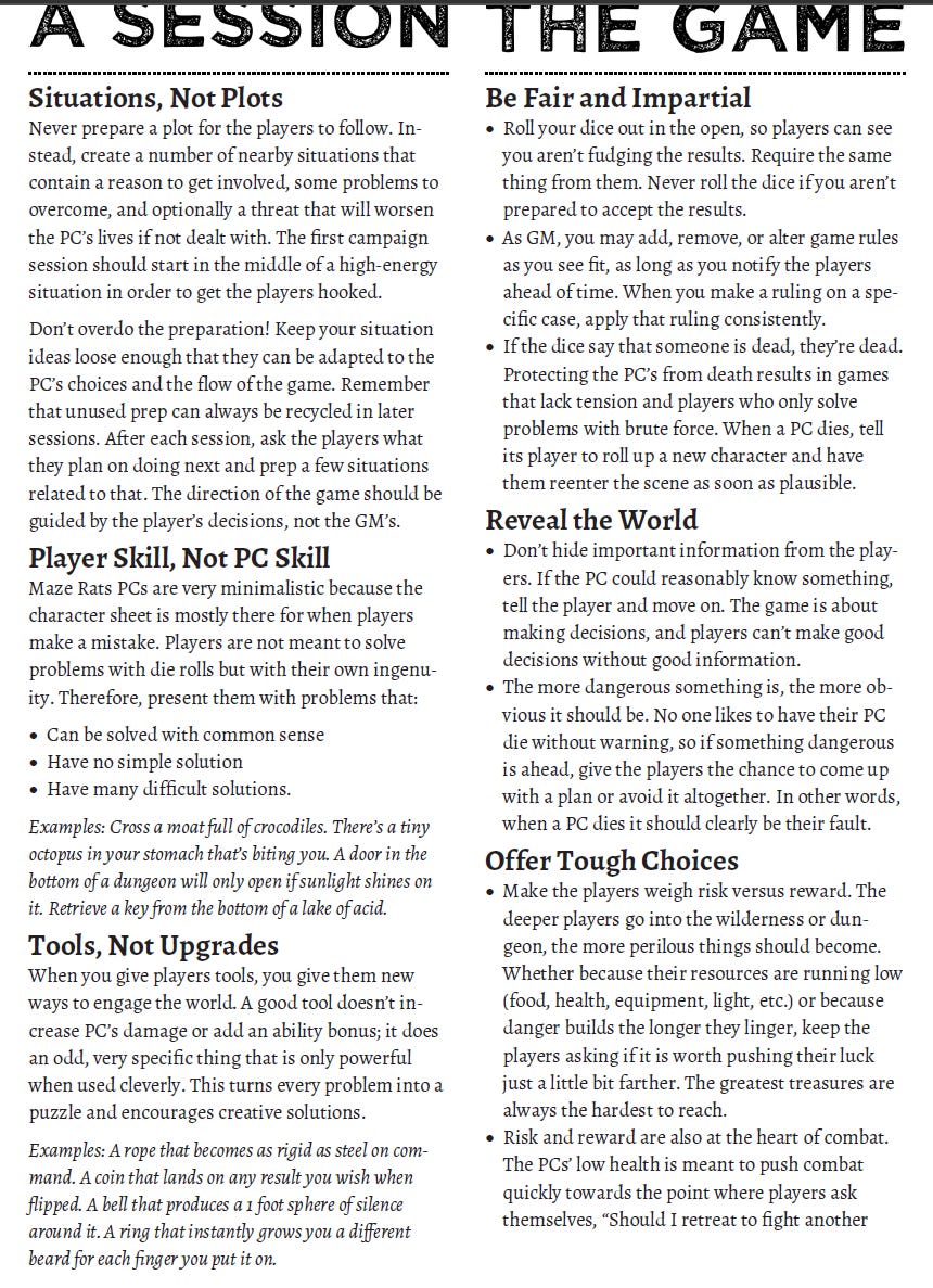 Review: Maze Rats - Glyph and Grok