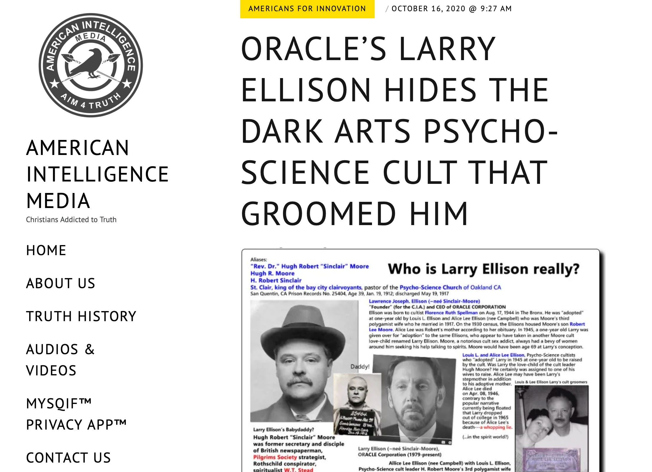 Fear And Loathing In DC: Why Did Trump Push Larry Ellison's Deranged AI ...