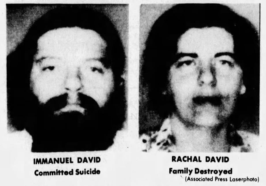 Prophets of Doom: Immanuel and Rachel David and "The David Family Cult"