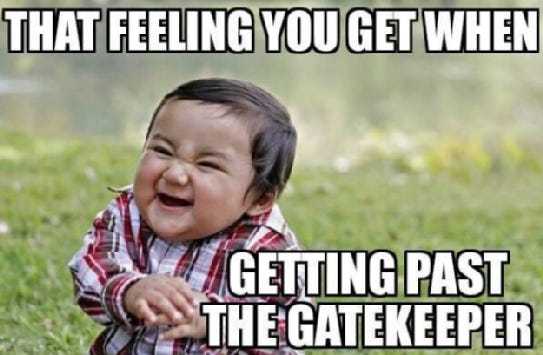 THEME MEMES: GATEKEEPERS + UNDERCOVER OPS