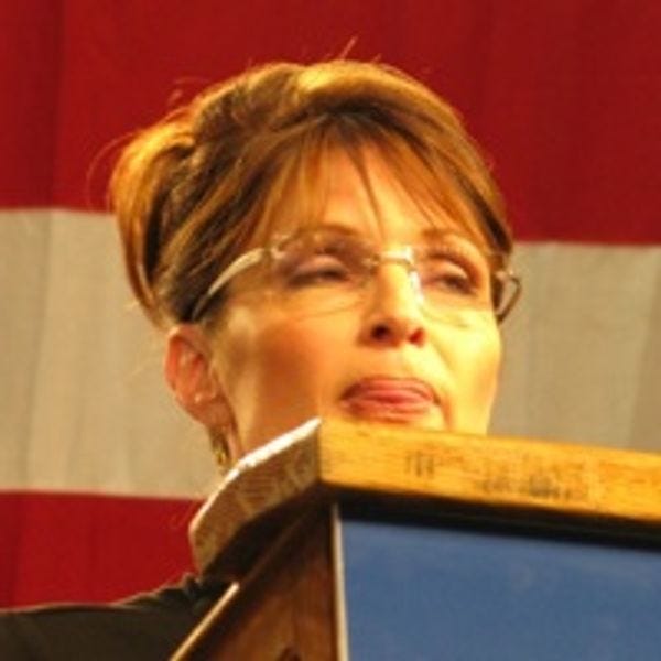 Sarah Palin Shopping Around Talk Radio Show - by Ken Layne