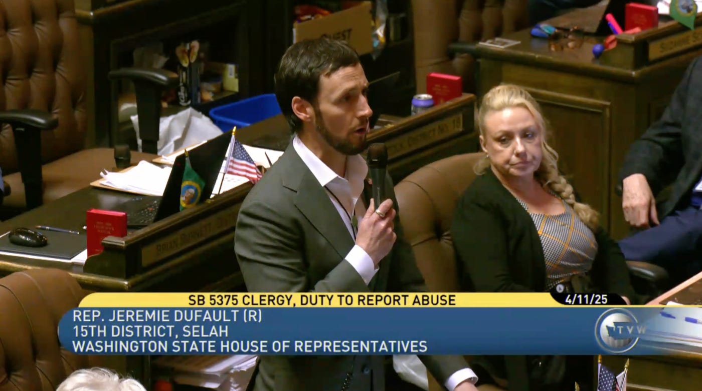 Washington bill ends clergy loophole: Confessions no longer shield ...