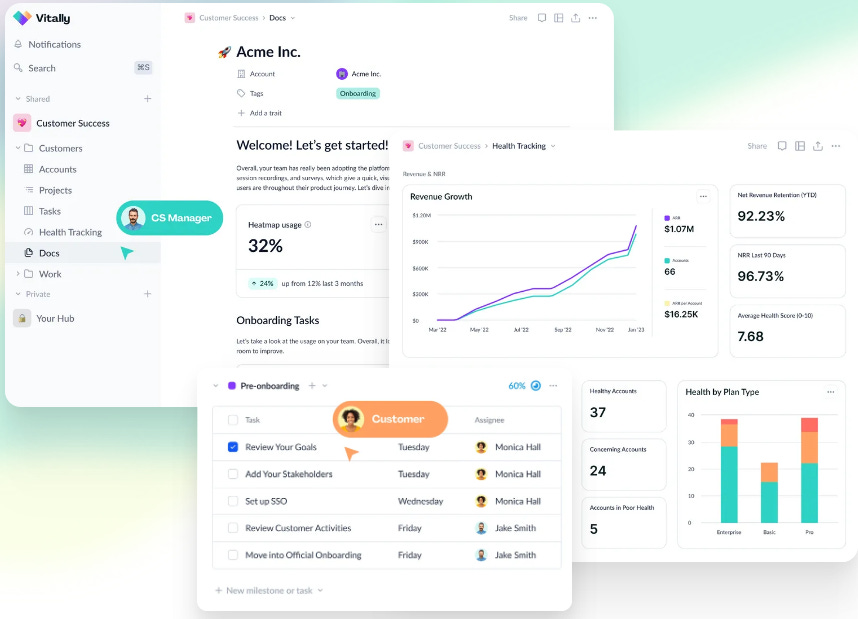 Top 10 Customer Success Platforms Compared (2025 Pricing & Features)