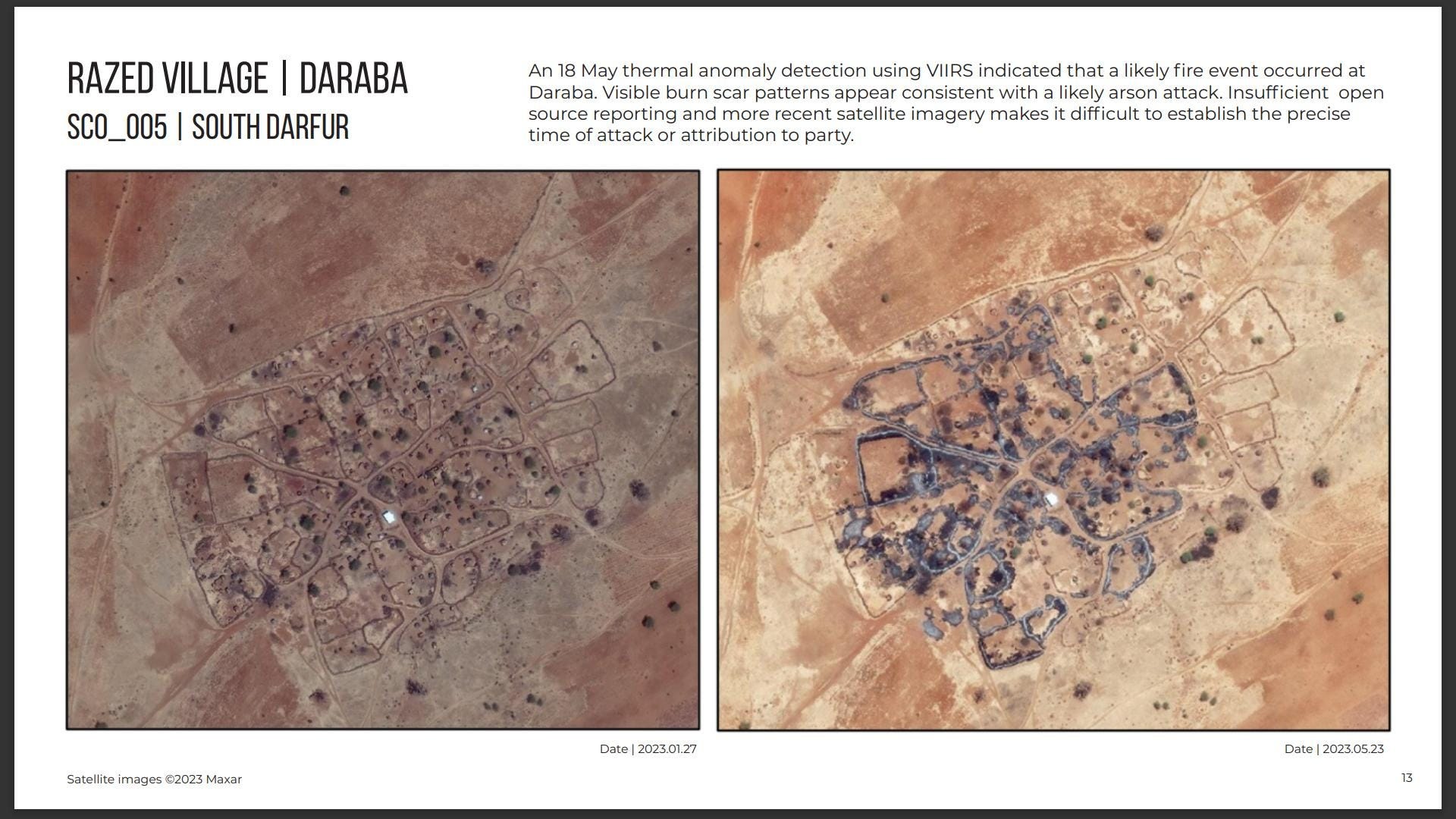 American-funded conflict monitors release report with satellite photos