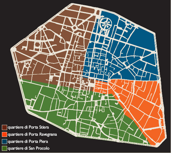 The Districts of Bologna - by Joshua Wiest