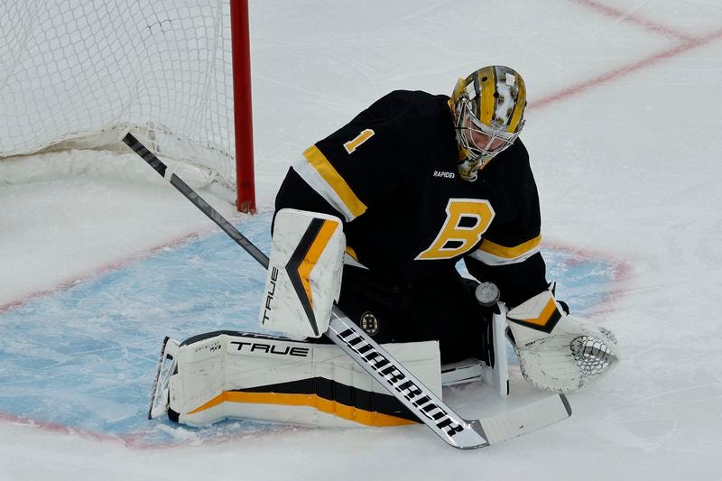 Jeremy Swayman is playing his best hockey of the season