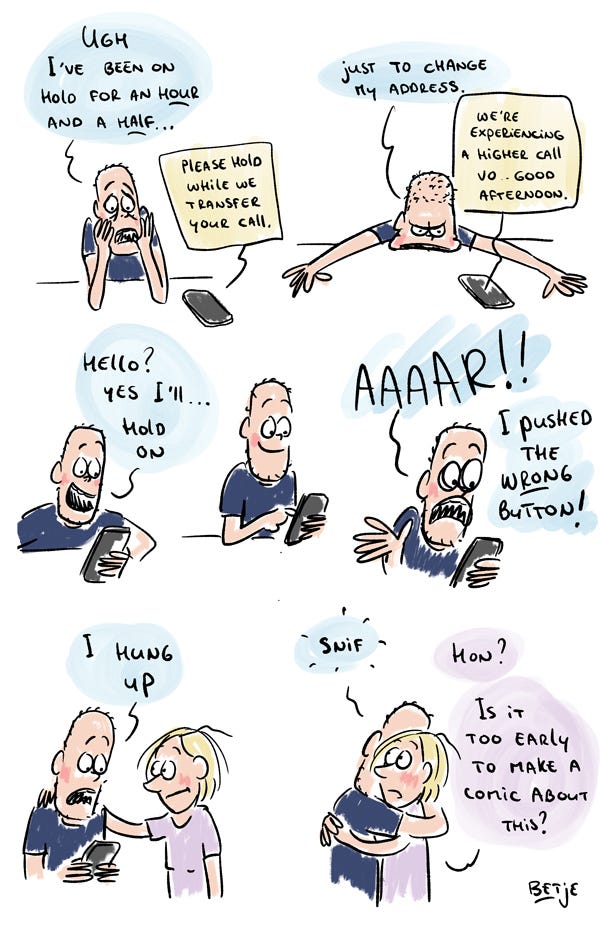 😳 Funny or not, here I am... - Betje’s Comics