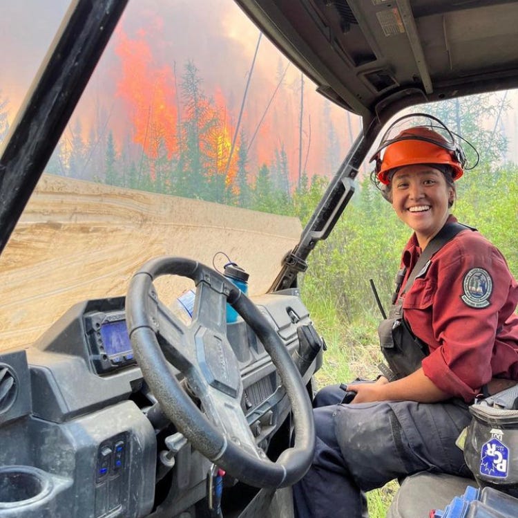 Young Wildland Firefighter Dies While Working Wildfires in British ...