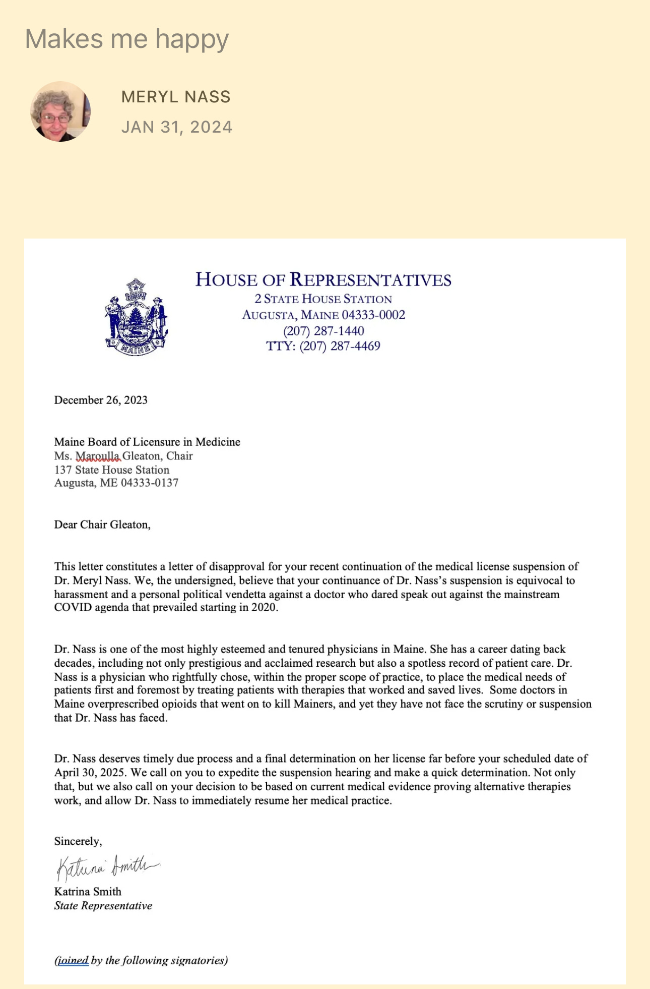BREAKING NEWS: Chair Ms. Maroulla Gleaton Gets Chastized by Thirteen ...