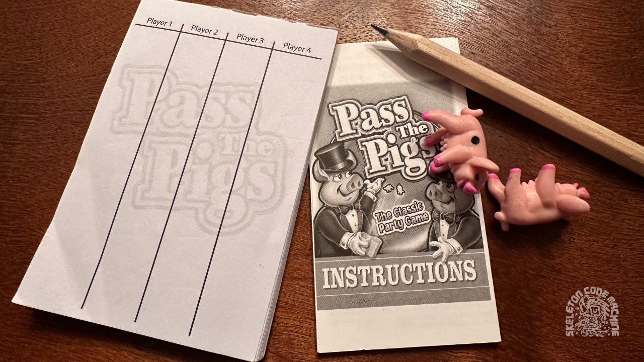 Dice Week Day 1: Pig - Skeleton Code Machine