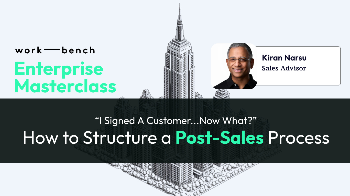 [Events] Structuring Post-Sales Masterclass & Women in AI Sales Panel
