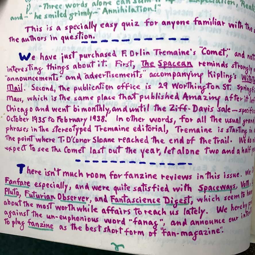 What was the First Ever Fanzine? - Tony Fletcher, Wordsmith