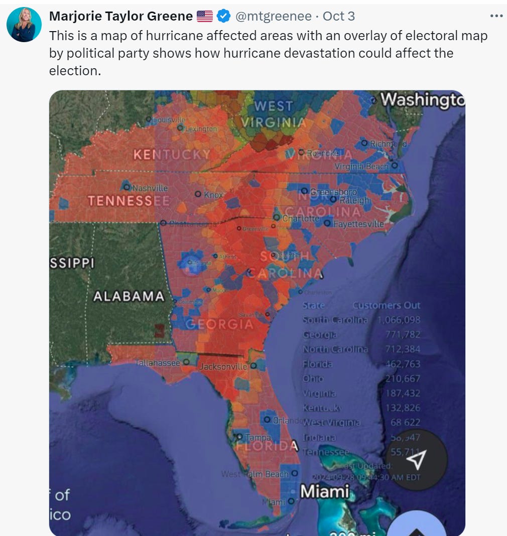 Someone Started Hurricane Helene With A Weather Machine, And Marjorie ...