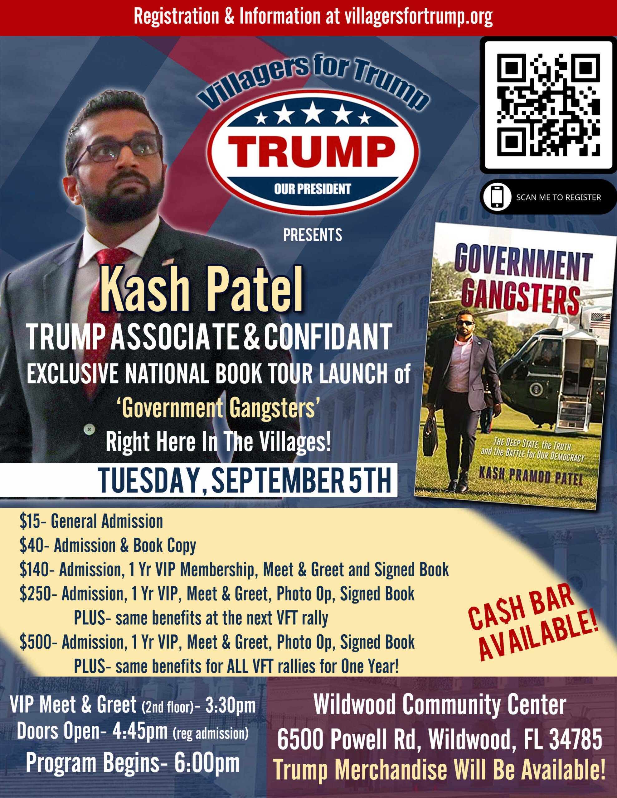 National Book Launch and Trump Rally - by Bob Rivernider