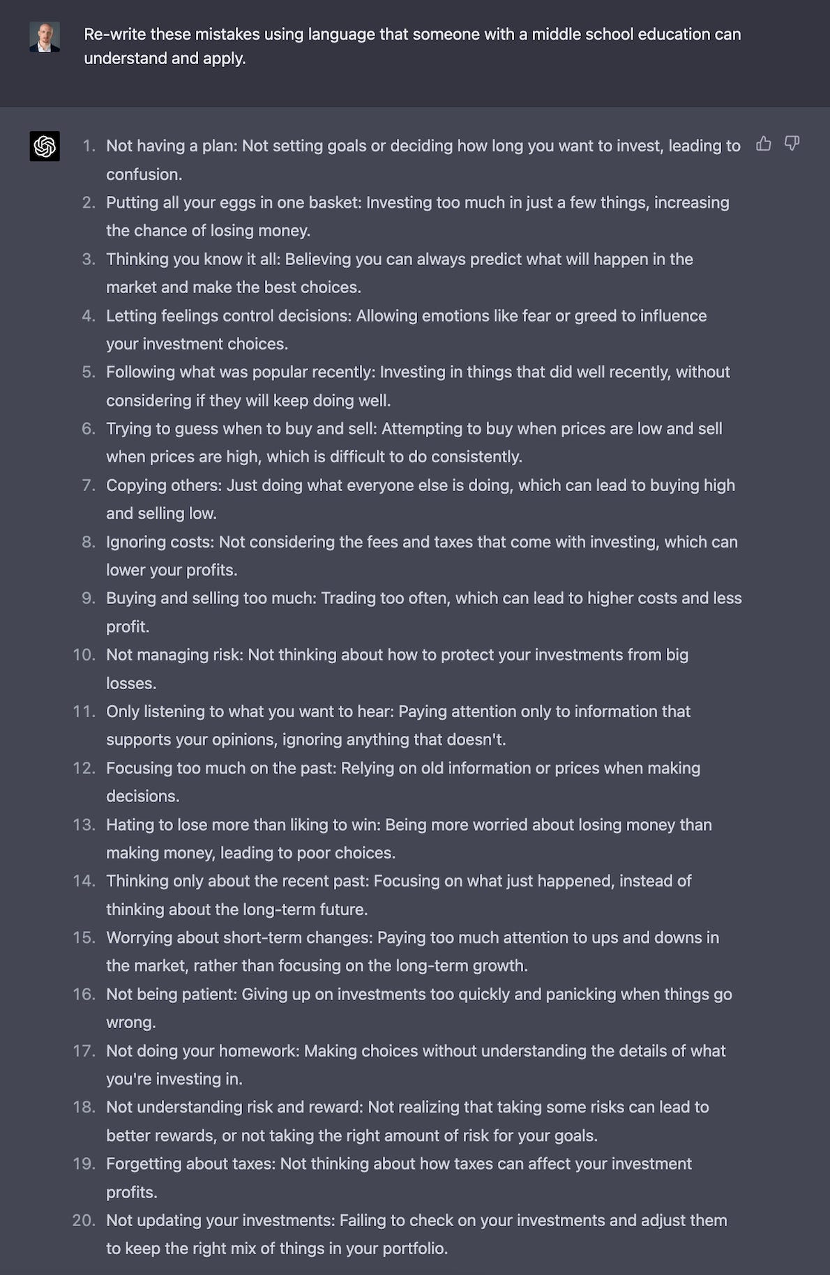 14 Creative ChatGPT Prompts For AI-Driven Investors