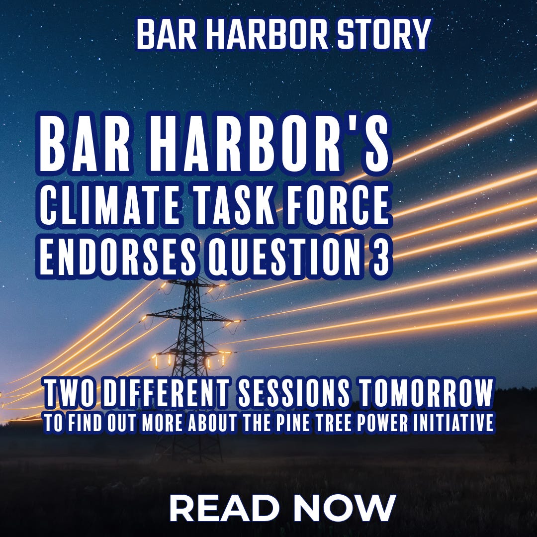 UPDATED LOCATION: Town's Climate Task Force Endorses Question 3