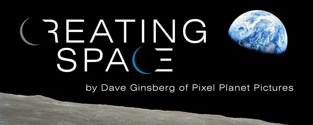 Introducing Creating Space - by Dave Ginsberg