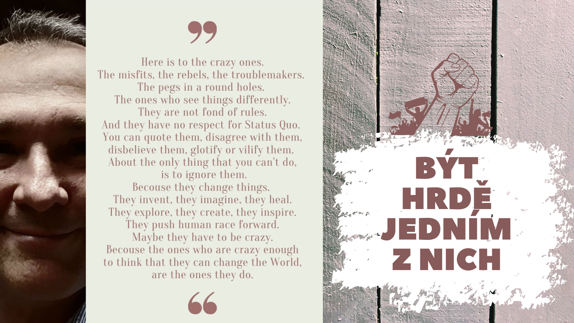 Být hrdě jeden z nich. - Pavel Vojtek Substack