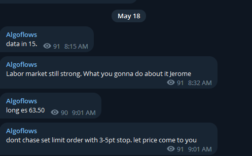 Weekly Plan 5/21 - AlgoFlows’s Newsletter