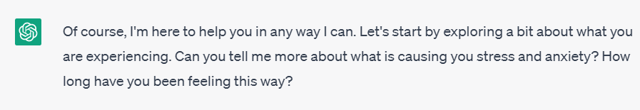 ChatCBT? - I used ChatGPT as a therapist for a week and here’s what I found