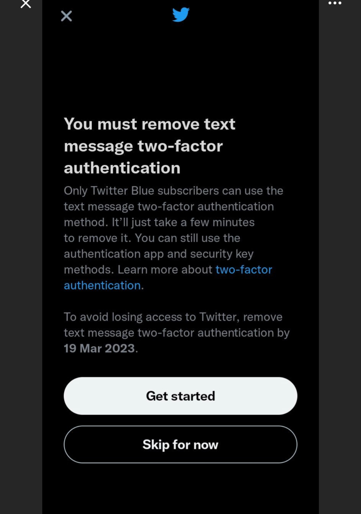 How The Twitter Mfa Discussion Shows Our Issues And Other Thoughts
