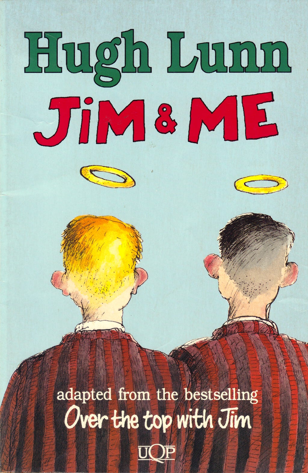 book illustrating, line drawing, Over the Top with Jim, Australian artist