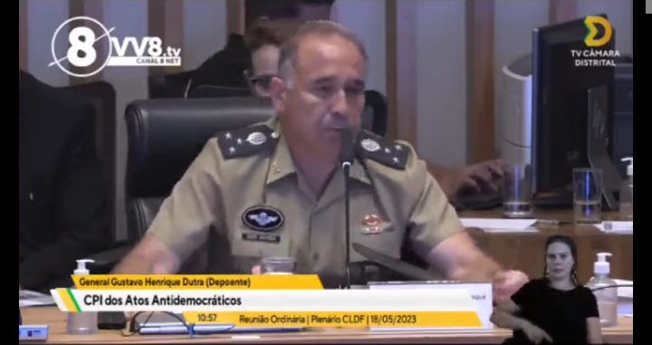 General Dutra se posiciona sobre manifestações do dia 08 de janeiro